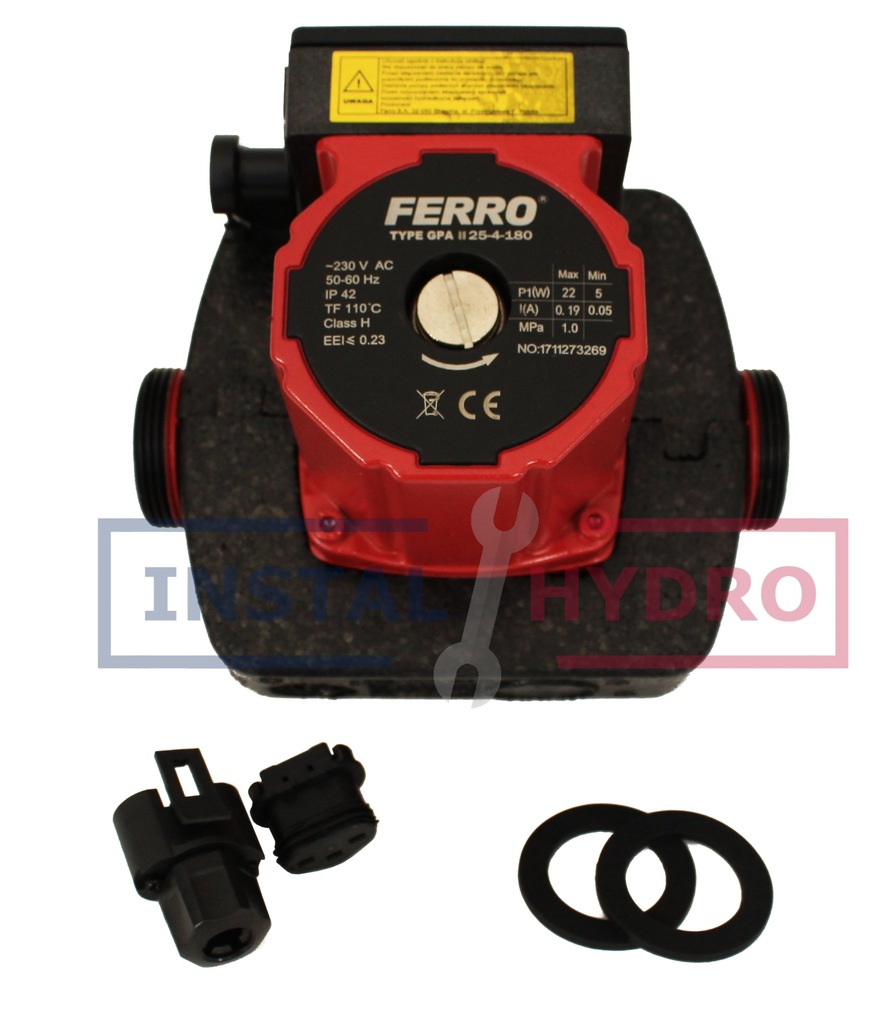 PROMOCJA! Pompa elektroniczna do CO FERRO 25-4-180 - 7270425151 ...