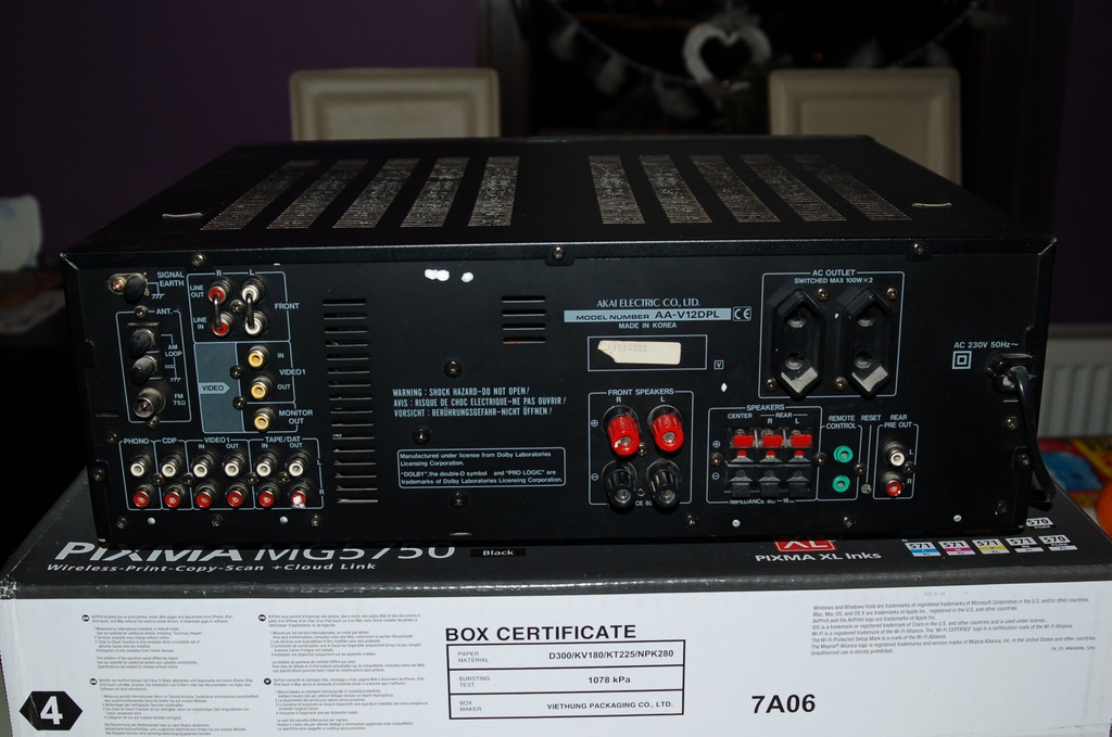 Amplituner AKAI model AA-V12DPL - 7099831569 - oficjalne archiwum Allegro