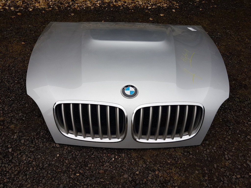 BMW X6 E71 M POWER MASKA Z GARBEM SREBRNA - 7199274191 - oficjalne archiwum Allegro