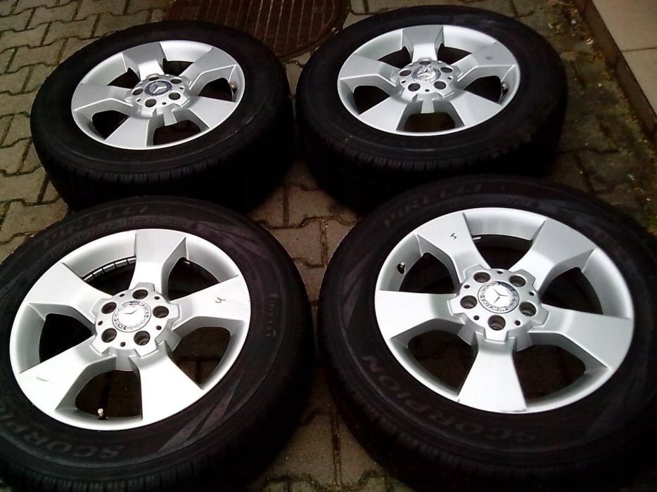 AluFelgi Koła Mercedes GLK 235/60/17 5x112 Pirelli - 7162086587 - oficjalne archiwum Allegro