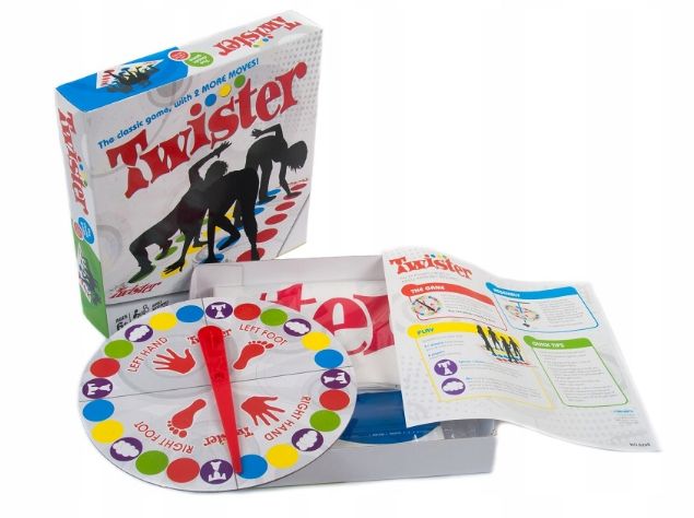 TWISTER MATA + TARCZA RODZINNA GRA ZRĘCZNOŚCIOWA - 7673475623 ...