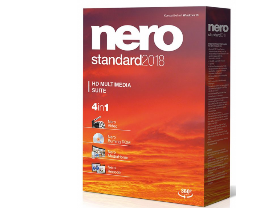 Nero 2018 Standard PL BOX HD Bluray DVD - 7015809231 - oficjalne archiwum Allegro