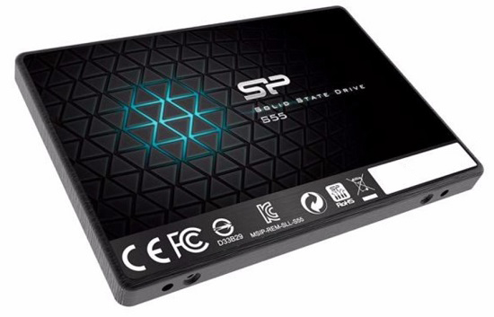 Silicon Power SSD SLIM S55 240GB 2,5 SATA3 520/330 - 7161633907 - oficjalne archiwum Allegro