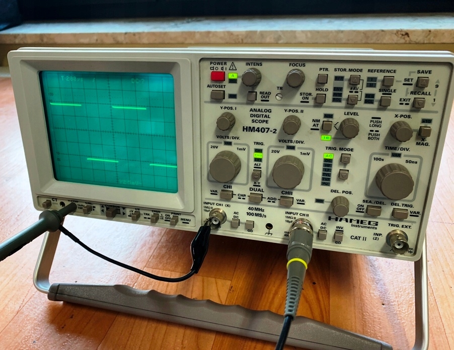 Oscyloskop Hameg HM407-2 niesprawny ! - 7599809189 - oficjalne archiwum Allegro
