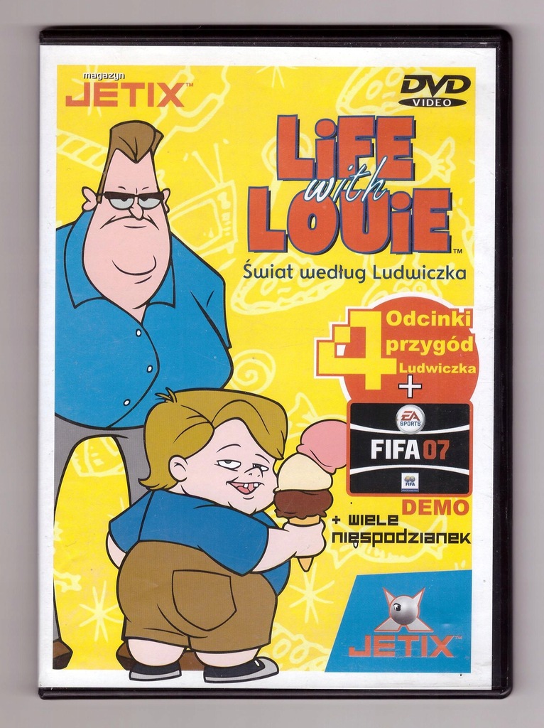 Jetix płyta DVD Świat według Ludwiczka bajka 4 odc - 7482479463 ...