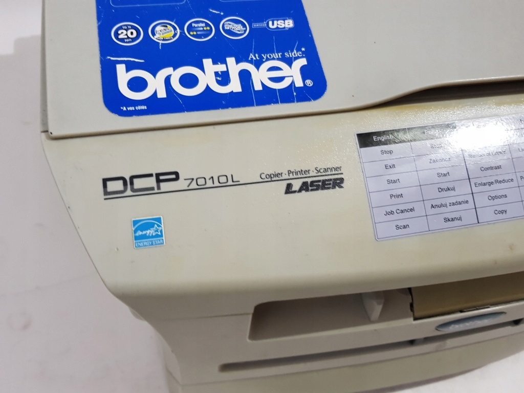 DRUKARKA BROTHER DCP-7010 SKANER KOPIARKA GWR ! ! - 7547122738 ...