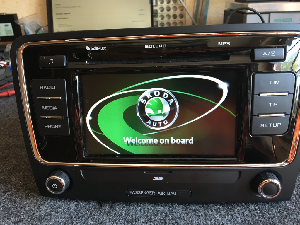 Radio BOLERO 6CD Skoda Superb II - 7319955922 - oficjalne archiwum Allegro