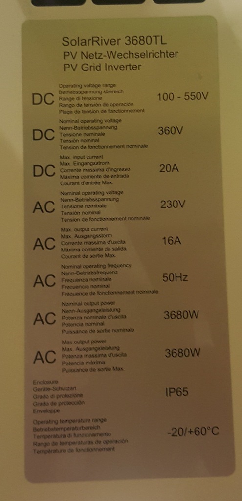 Falownik Inwerter solarny Samil SolarRiver 3680TL - 7056371654 ...