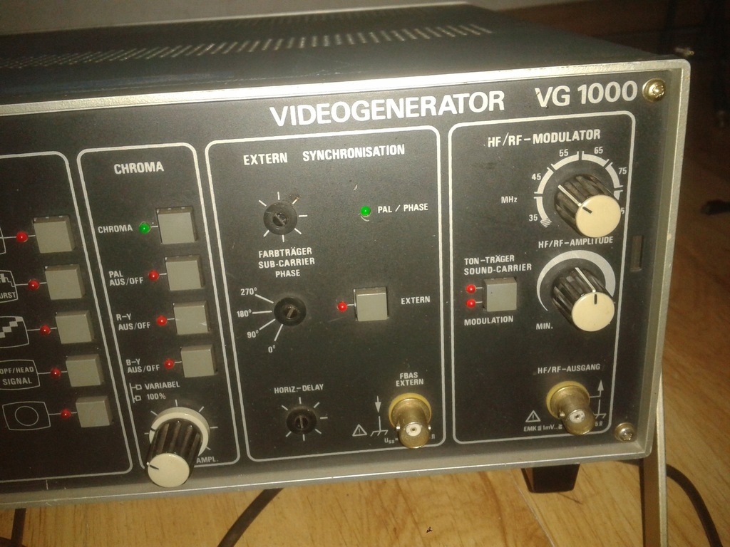 Generator sygnałowy. VIDEOGENERATOR VG 1000. Grund - 7644824890 ...
