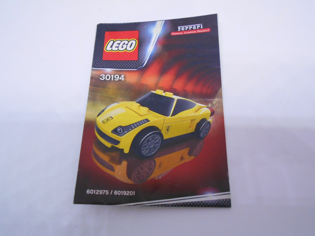 Instrukcja LEGO Racers Ferrari 458 Italia 30194 - 7260141042 ...