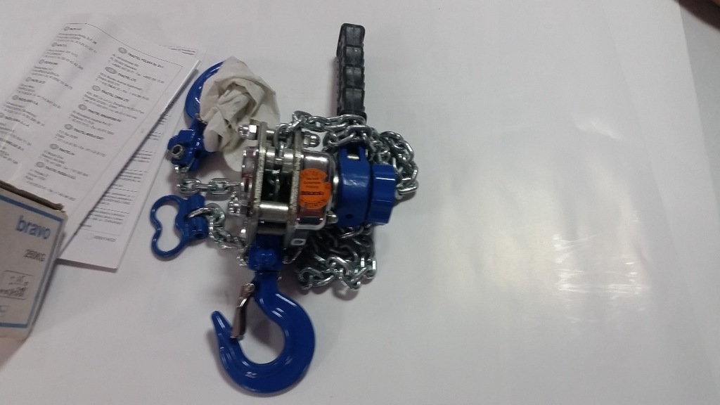 Wciągarka łańcuchowa TRACTEL BRAVO 250KG rukcug - 7204915193 ...