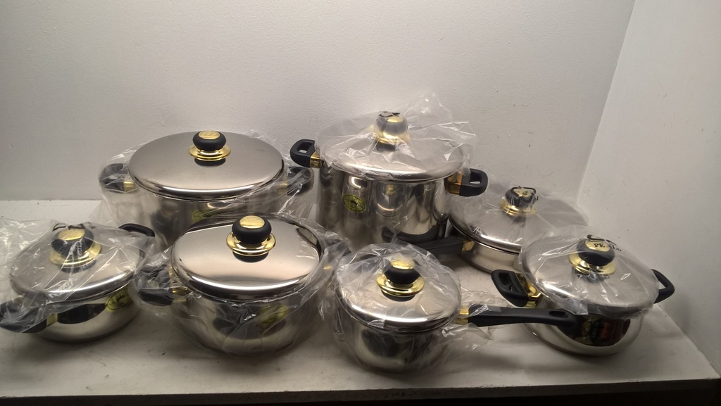 GARNKI NIEMIECKIE MEGA ZESTAW KOCHTOPF SUPER BARON - 7092245401 ...