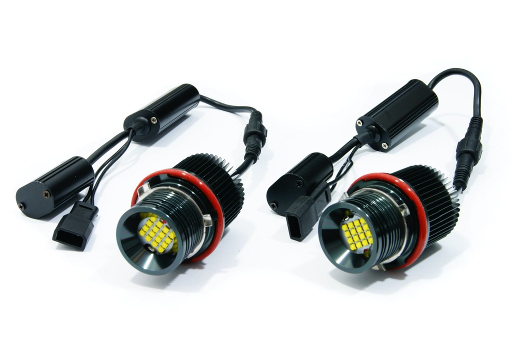 BMW LED MARKERY ANGEL EYES E87 E39 E63 E64 E65 E66 - 7193732357 - oficjalne archiwum Allegro