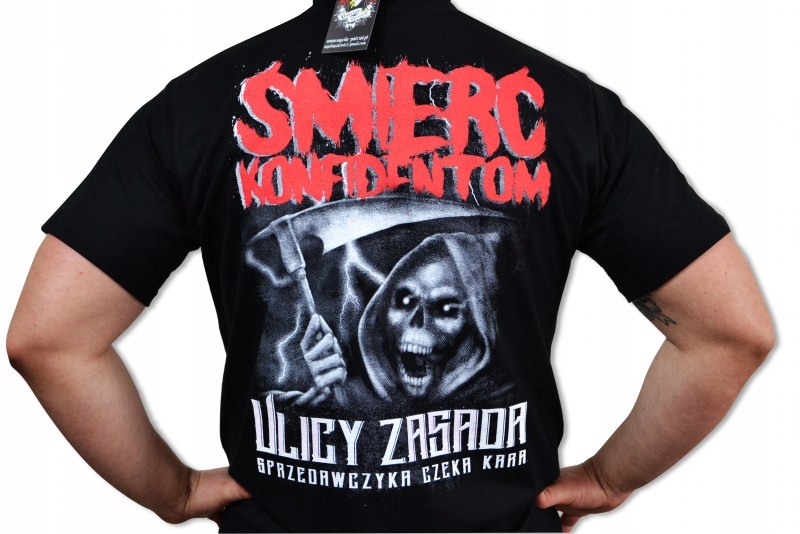 Koszulka Śmierć konfidentom JP HWDP ACAB r. L - 7088094695 - oficjalne ...