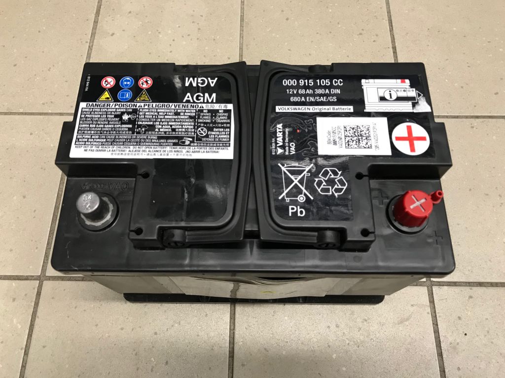 ORYGINALNY AKUMULATOR VW 68AH/680A 000915105CC - 7157938871 - oficjalne ...