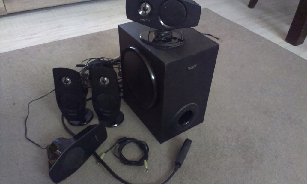 Głośniki CREATIVE Inspire T6060 EAX 5+1 - 7648598689 - oficjalne ...