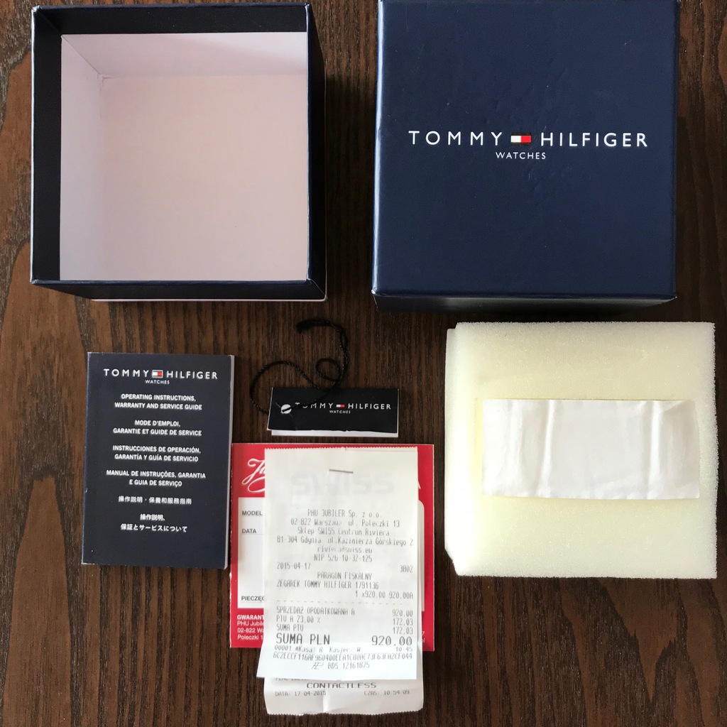 Zegarek Tommy Hilfiger 1791136 | DWA RAZY UZYTY! - 7150516083 ...