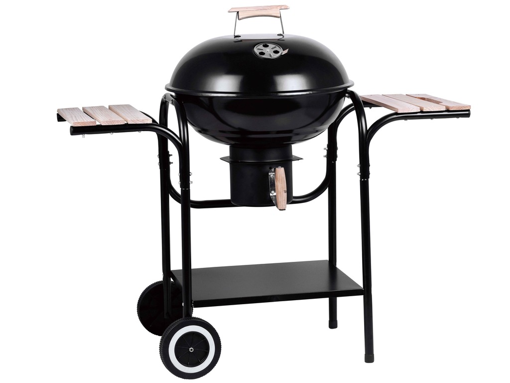 GRILL OGRODOWY Z POKRYWĄ I POPIELNIKIEM NA KÓŁKACH - 7285209383 ...