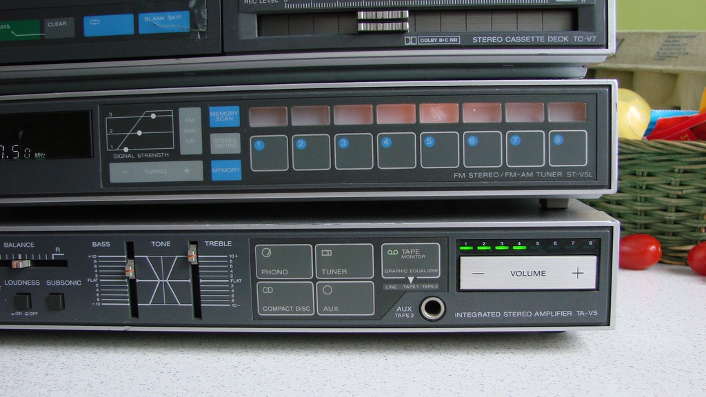 Sony TC-V7,ST-V5L,TA-V5 100% Sprawne - 7408273444 - oficjalne archiwum ...