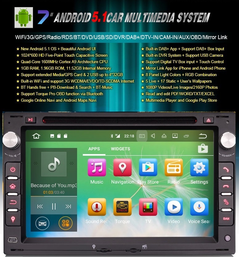 Radio DAB+ Android DVD GPS VW T4 Golf 4 Passat B5 - 7074248182 - oficjalne archiwum Allegro