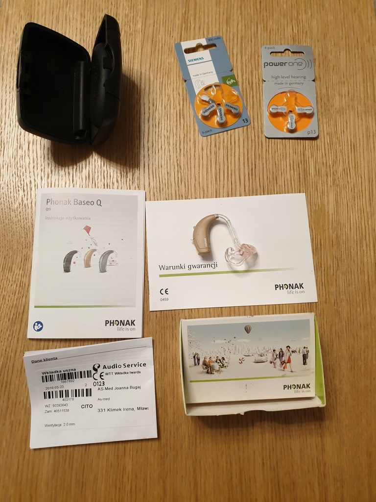 Aparat słuchowy Phonak baseo q15-m bardzo tanio - 7752605655 ...