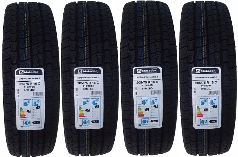 4x 205/75 R16C NOWE opony całoroczne MATADOR M+S - 7690359441 ...
