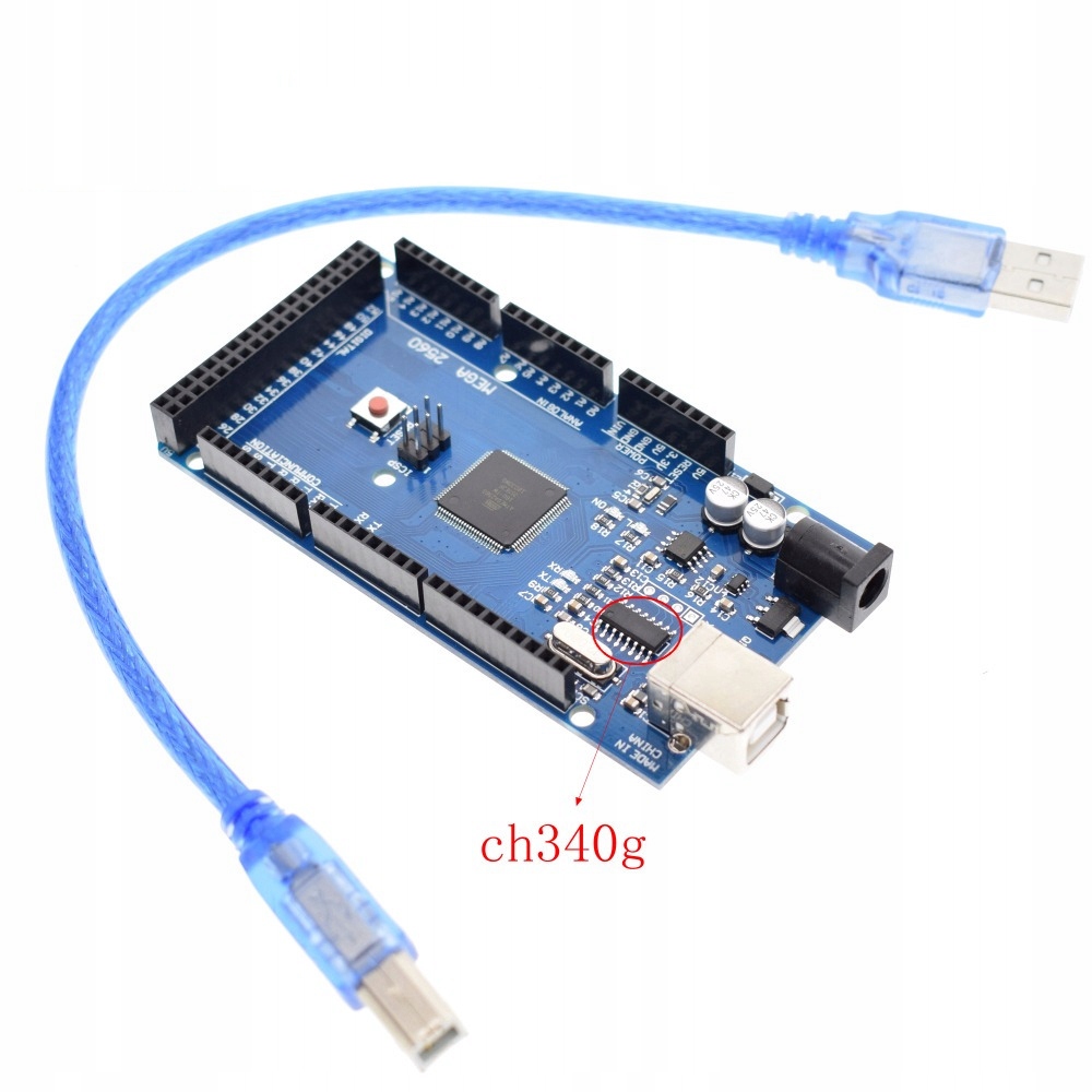 ARDUINO Mega 2560 ATMega 2560, z kabelkiem - 7477982843 - oficjalne ...