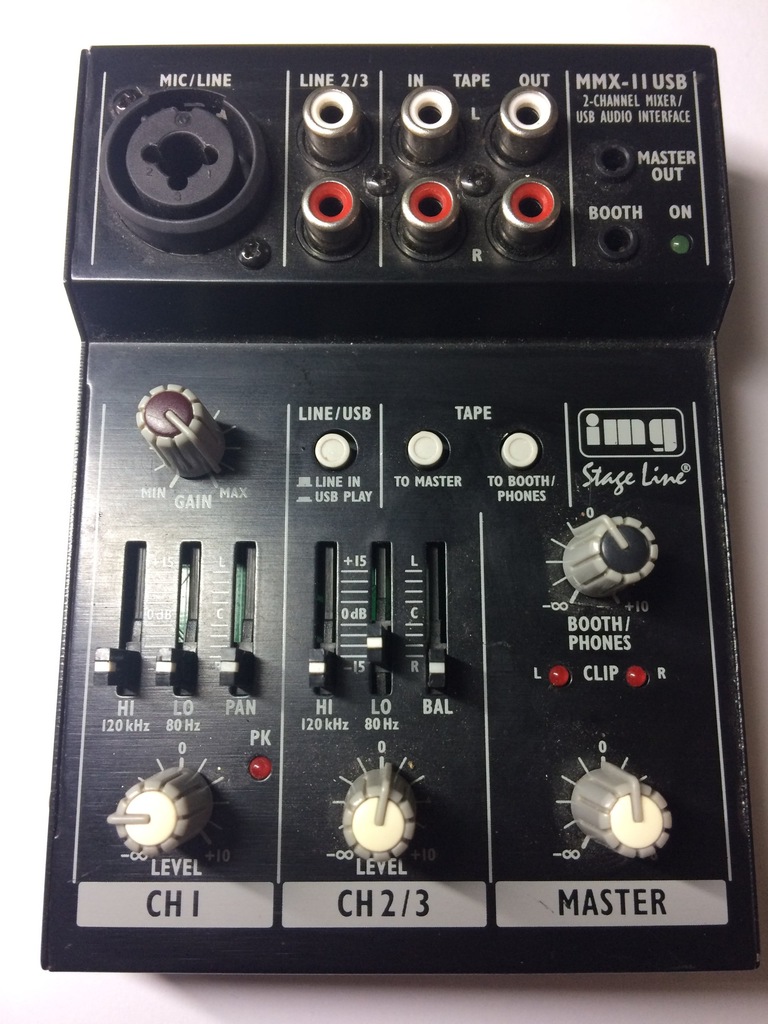 Mixer IMG Stage Line MMX-2USB - 7245979481 - oficjalne archiwum Allegro