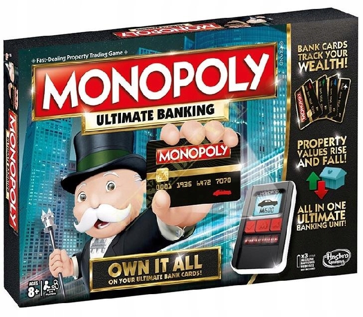 Gra planszowa Monopoly Ultra Banking z Terminalem - 7530363426 ...