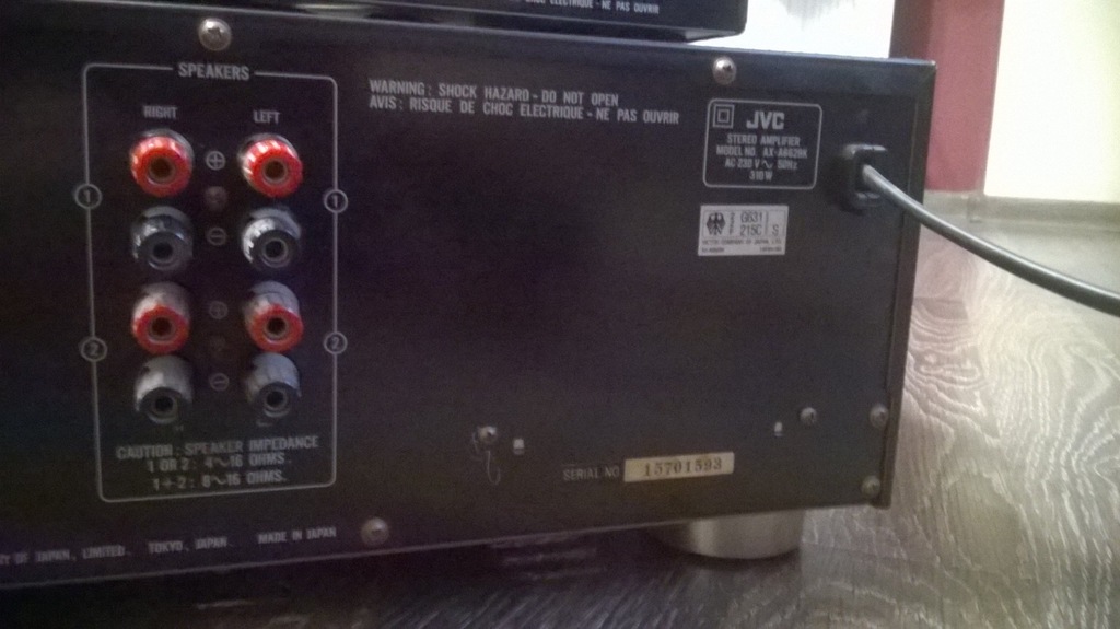 POTĘŻNY WZMACNIACZ JVC AX-A662 HI-END - 7112022303 - oficjalne archiwum ...