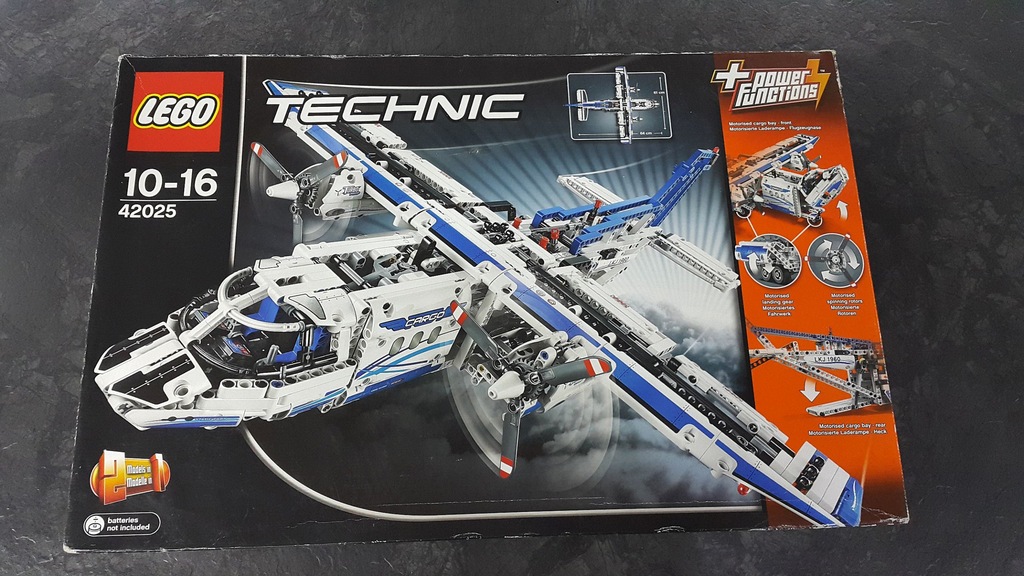 LEGO 42025 Technic Samolot Transportowy Nowy - 7251841437 - oficjalne ...