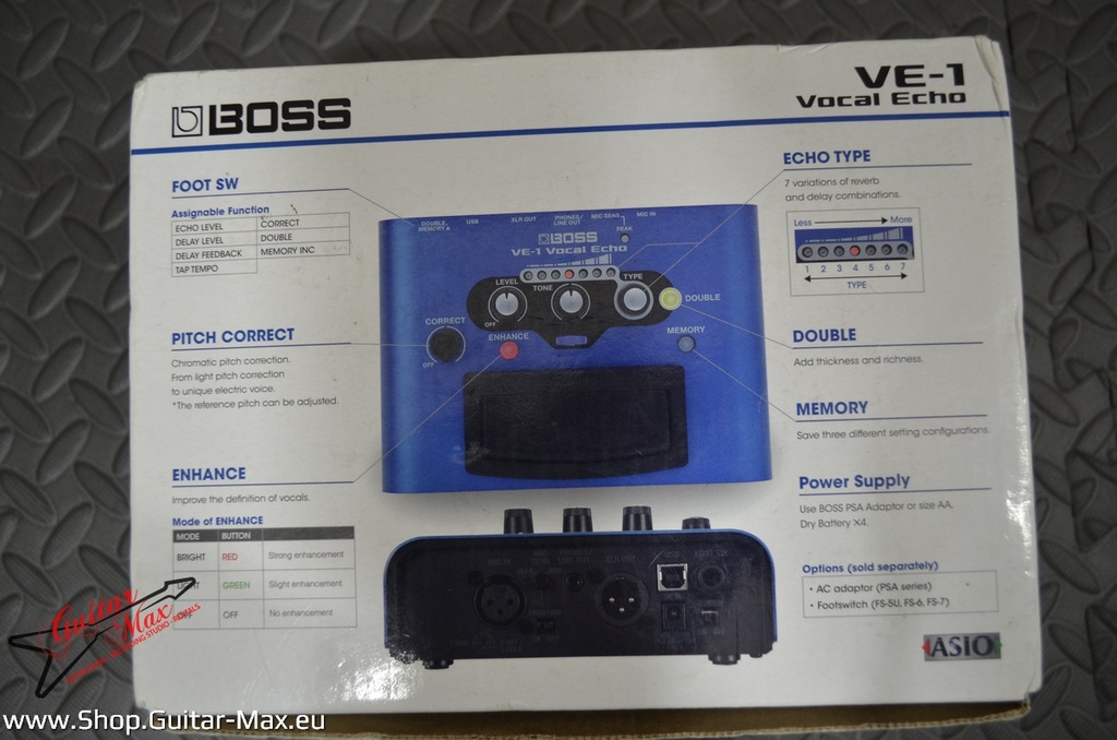 BOSS VE-1 Vocal Echo Procesor Wokalny - Wokal - 7339879165 - oficjalne ...