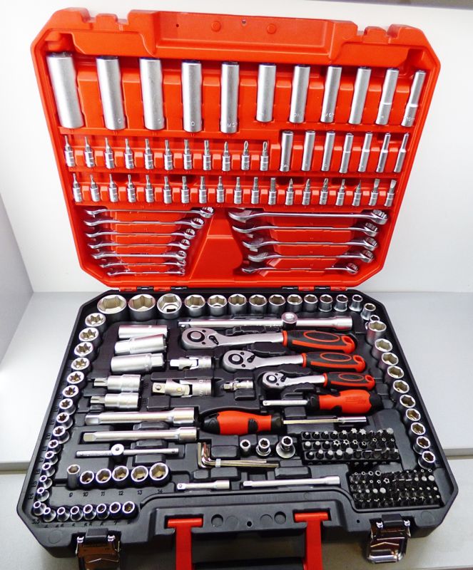 ZESTAW KLUCZY POWERFIX PROFI + 216EL. + WALIZKA - 7379481108 ...