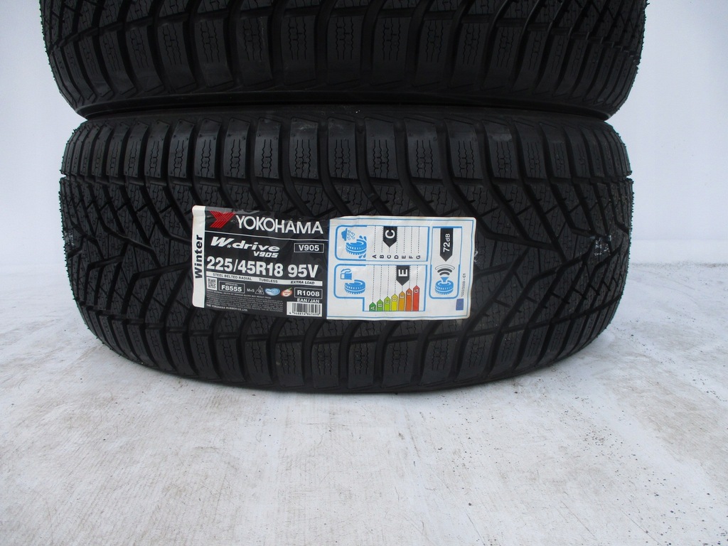 4 opony zimowe nowe 225/45R18 Yokohama V905 - 7259127332 - oficjalne ...