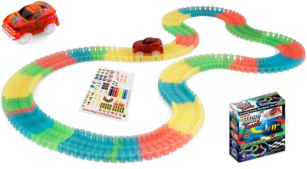 MAGIC TRACKS ŚWIECĄCY TOR + AUTO TRACK FANTASTIC - 7118345094 ...