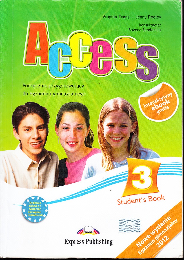 ACCESS 3 EXPRESS PUBLISHING STUDENT'S BOOK *1 - 6599617003 - oficjalne ...