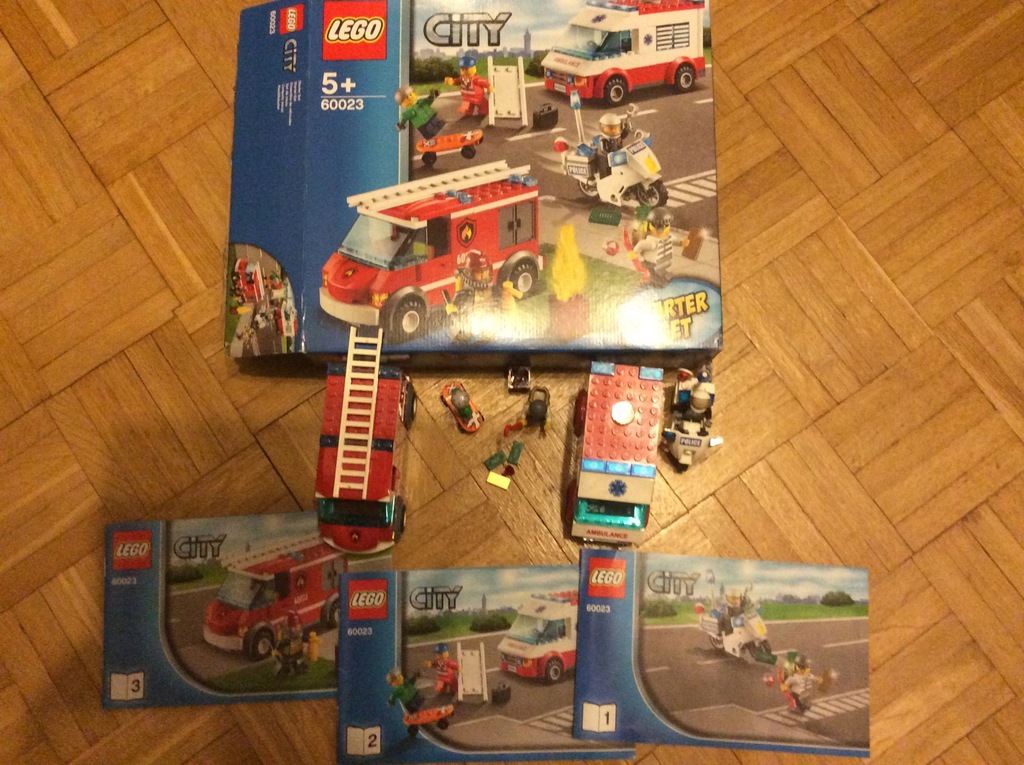 LEGO City 60023 - karetka, policja, straż pożarna - 7699818086 ...