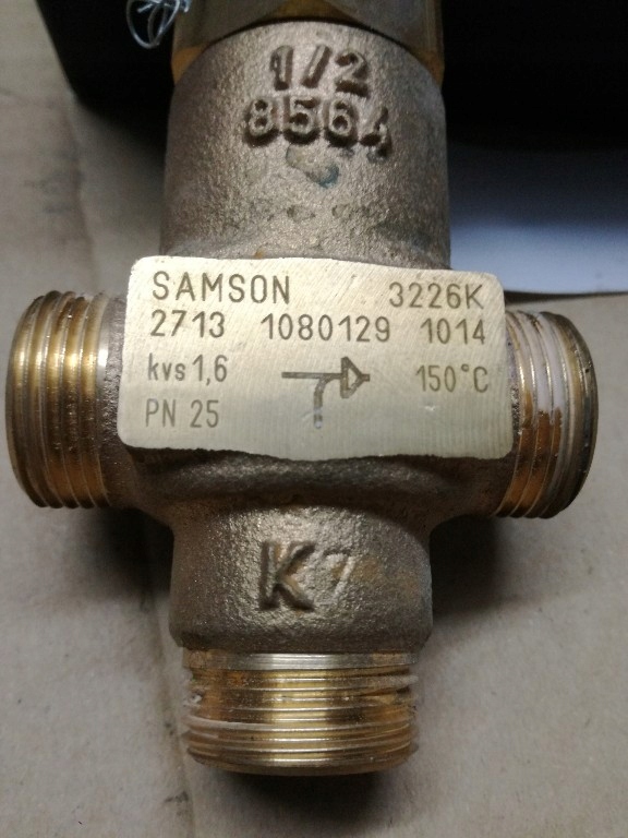 Samson siłownik + zawór 3-drogowy - 7668324686 - oficjalne archiwum Allegro