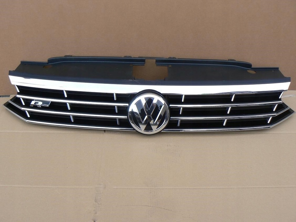 VW PASSAT B8 R-LINE GRILL 3G0853651K L - 6747242431 - oficjalne archiwum Allegro