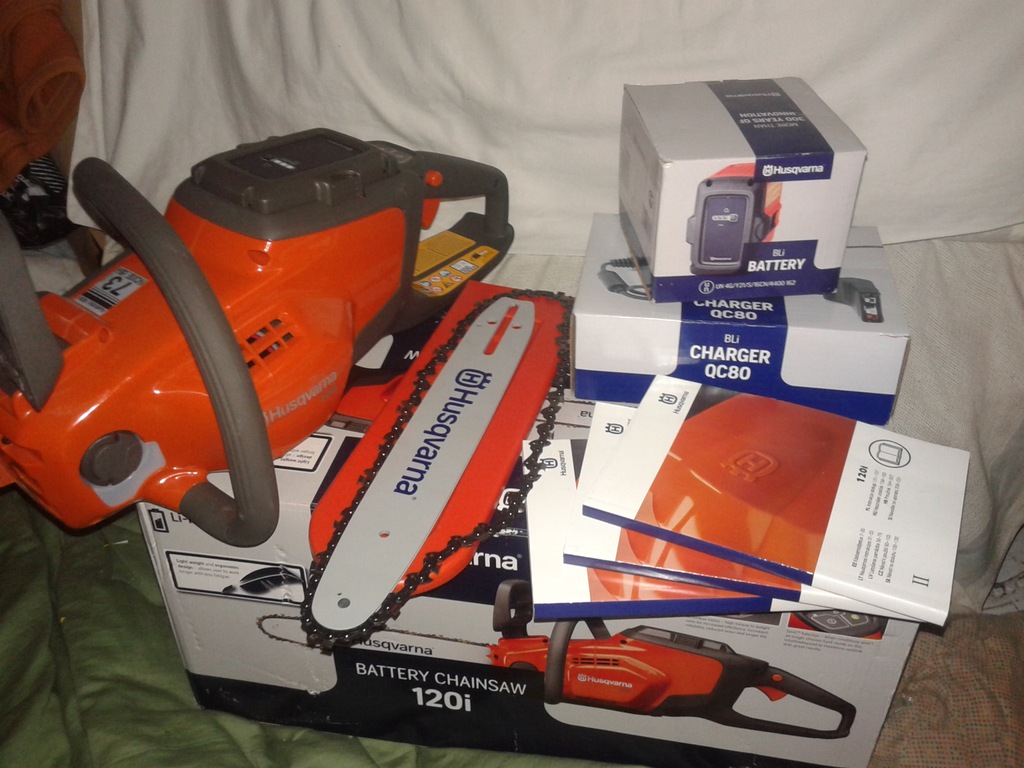 NOWA pila akumulatorowa HUSQVARNA 120i pilarka kpl - 7327088212 ...