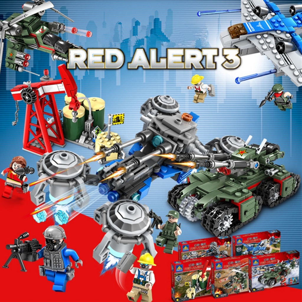 5W1 KLOCKI KAZI ARMIA RED ALERT pasują do LEGO - 7363135660 - oficjalne ...