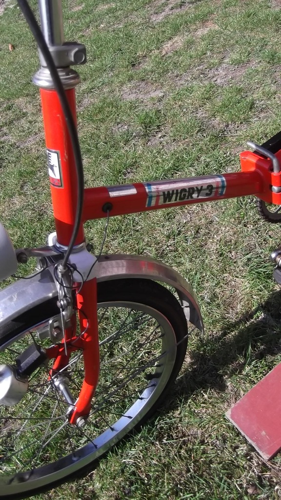 ROWER WIGRY 3 ROMET - SKŁADAK-KOŁA 20 RP.1984 - 7282261762 - oficjalne ...