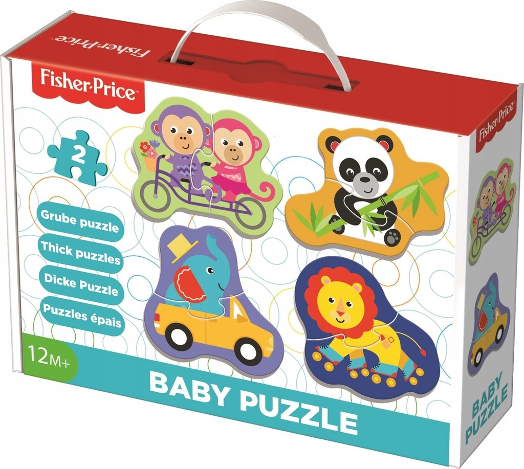 Trefl PUZZLE BABY CLASSIC RADOSNE ZWIERZĄTKA 36081 - 7661189034 ...