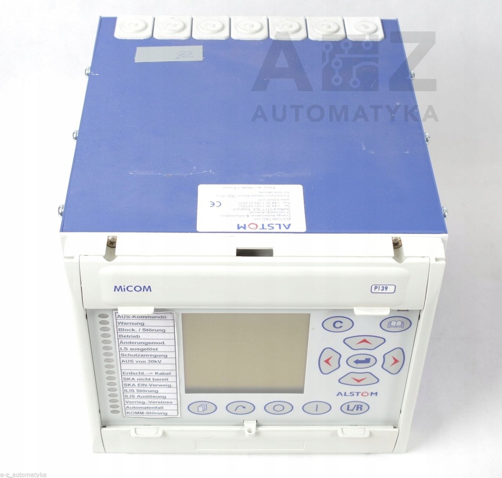 ALSTOM MICOM P139 PI39 P1393605544AW00E01 - 7711473507 - oficjalne ...