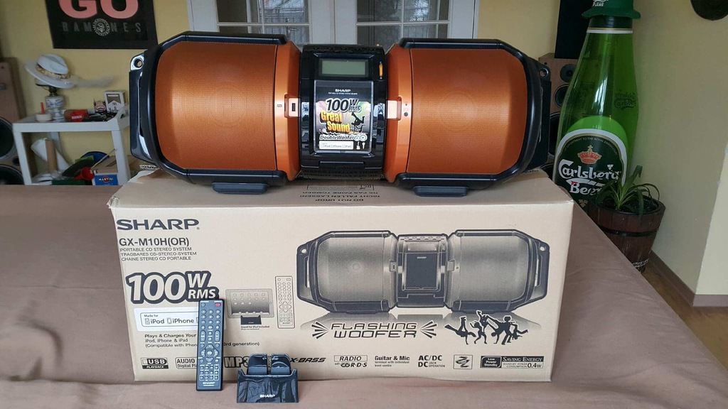 Boombox Sharp GX-M10 - Audio 100W - 7371578556 - oficjalne archiwum Allegro