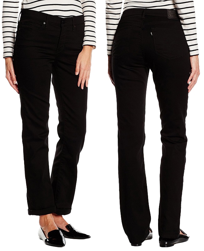 Levis 314 straight 19631-0010 CZARNE W29 L34 - 6739644891 - oficjalne ...