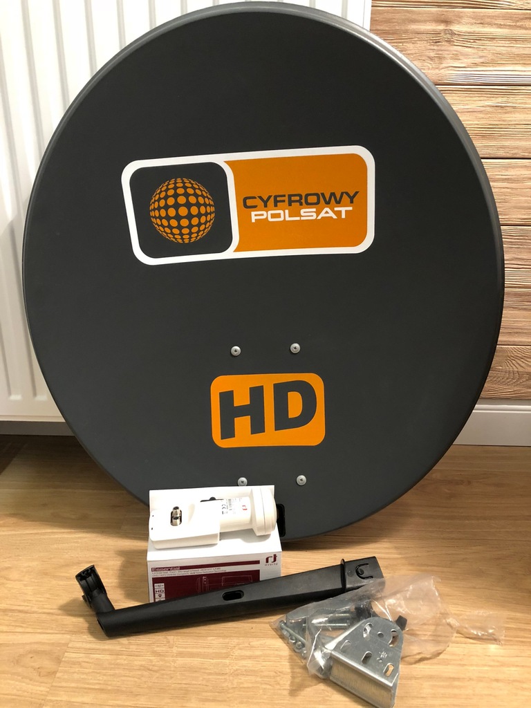 Antena Satelitarna Cyfrowy Polsat 70cm + konwerter - 7244683352 - oficjalne archiwum Allegro