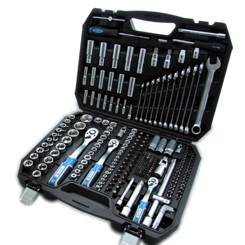 Klucze nasadowe 1/4 3/8 1/2 222 el. HT1R244 HOGERT - 6772039373 - oficjalne archiwum Allegro