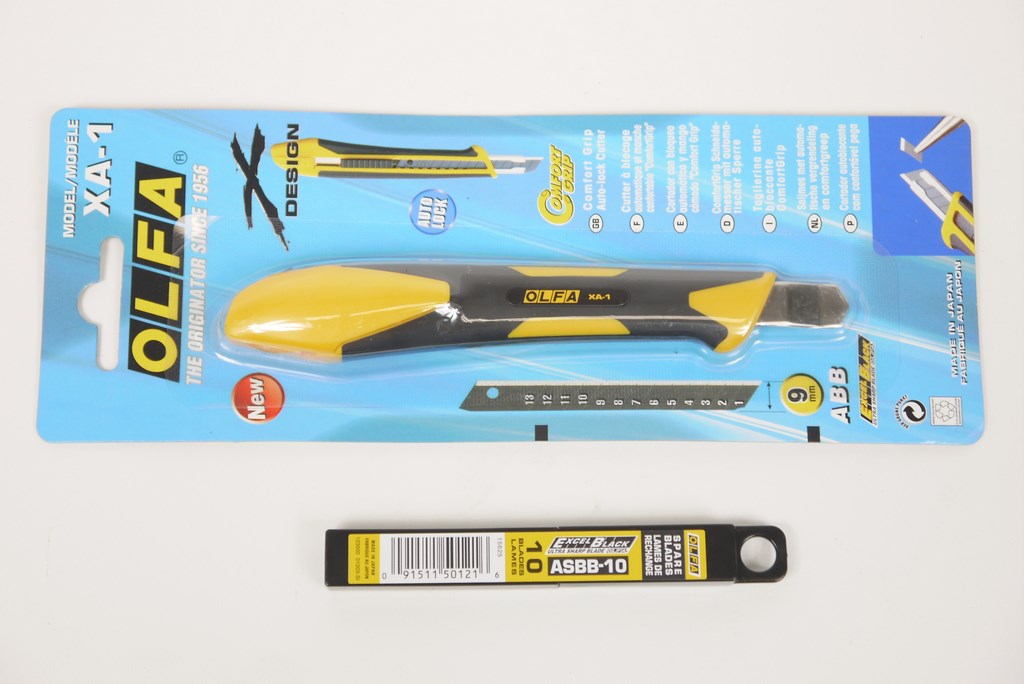 OLFA XA-1 NÓŻ SEGMENTOWY 9mm + OSTRZA 10szt kpl. - 7179385206 - oficjalne archiwum Allegro
