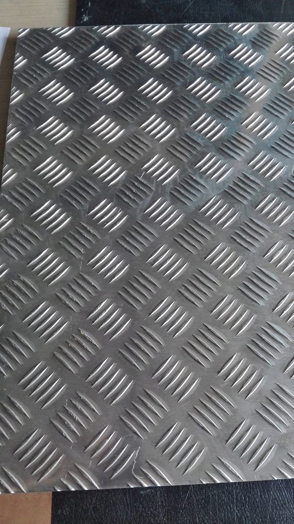 Blacha aluminiowa ryflowana 540x240mm, gr 5 mm - 6880171587 - oficjalne archiwum Allegro
